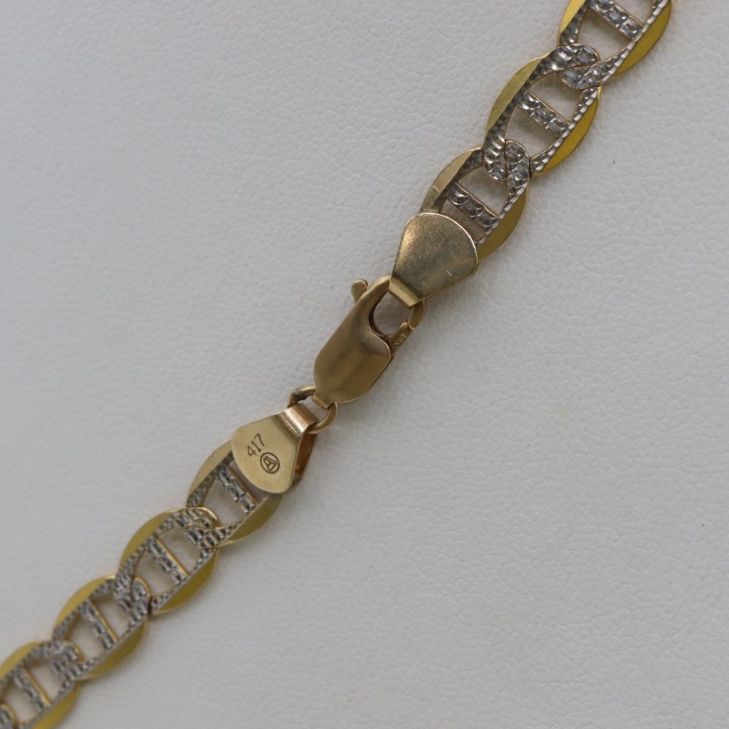 10kt Two Tone Gold Necklace | Property Room