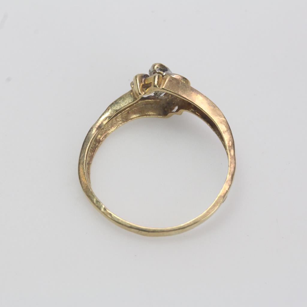 10kt Two-toned Gold 2g Ring With Diamond | Property Room
