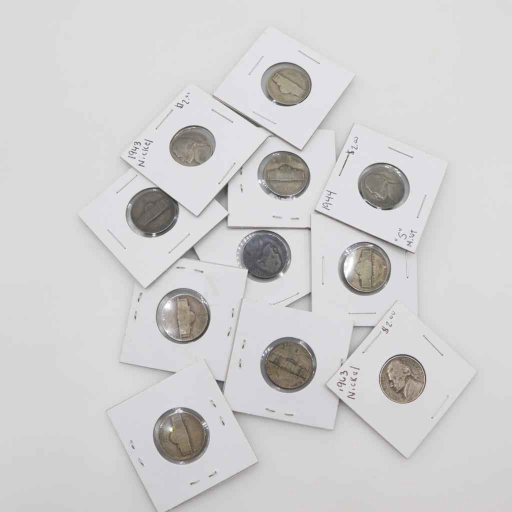 11 US Jefferson Nickels | Property Room