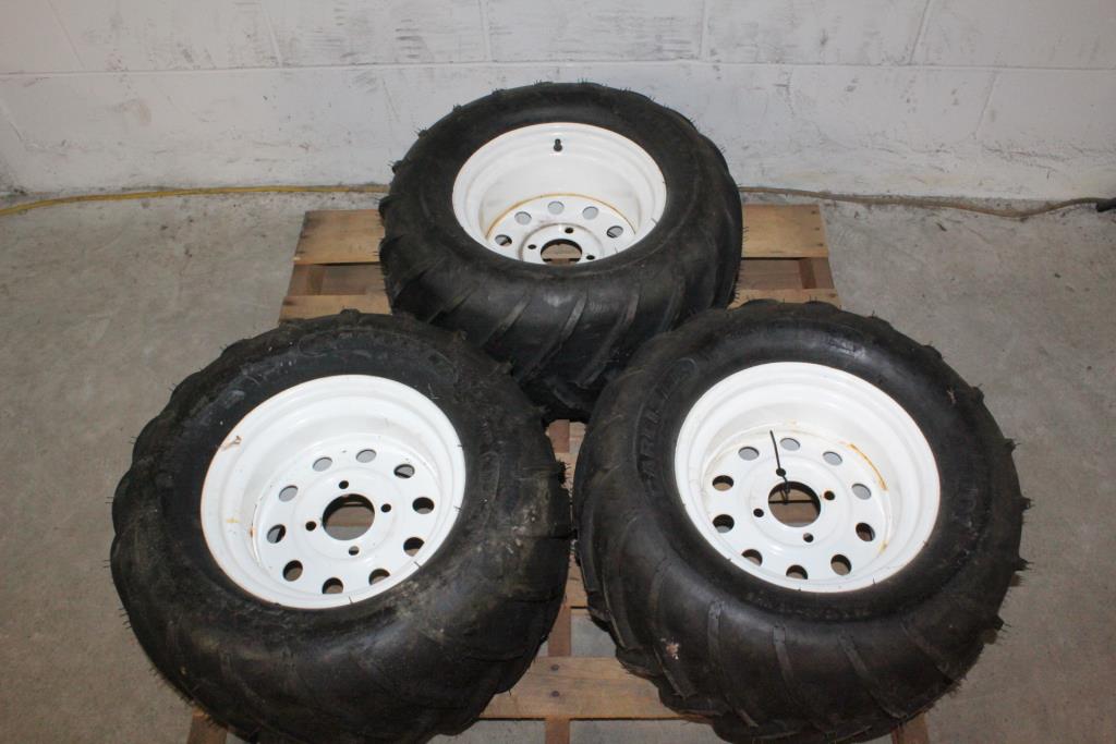 12" Rims/wheels With Carlisle Tires, 3 Pieces | Property Room