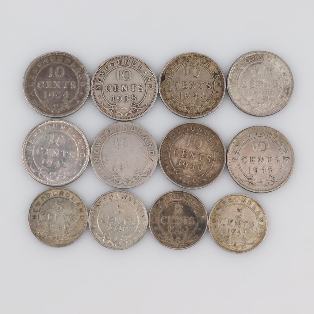 12 Silver Canadian Coins | Property Room