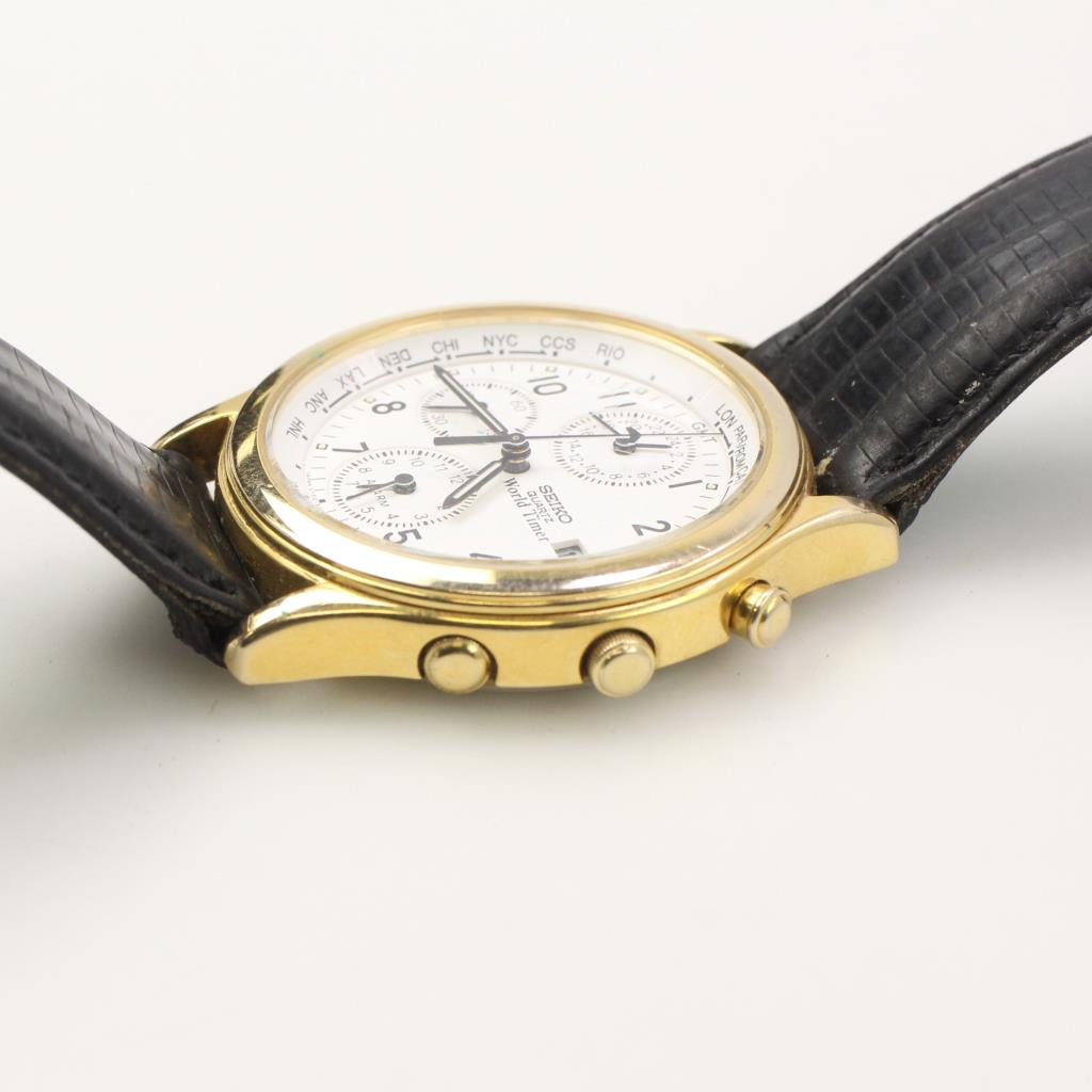 12k GP Seiko World Timer Watch | Property Room