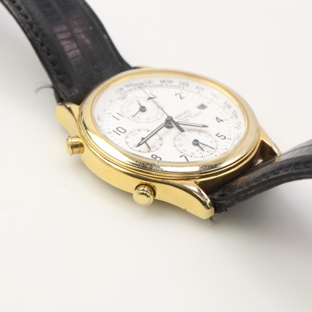 12k GP Seiko World Timer Watch | Property Room