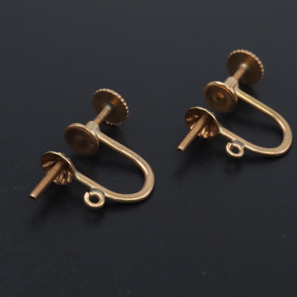 12kt Gold Screw Back Clip-On Earring Findings | Property Room