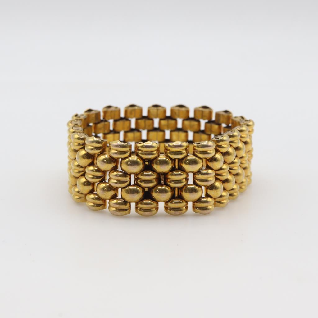 12kt Gold-filled Wide Band Bracelet | Property Room