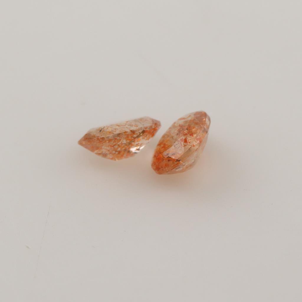1.30cts TW Loose Synthetic Sun Stone, 2 Stones | Property Room
