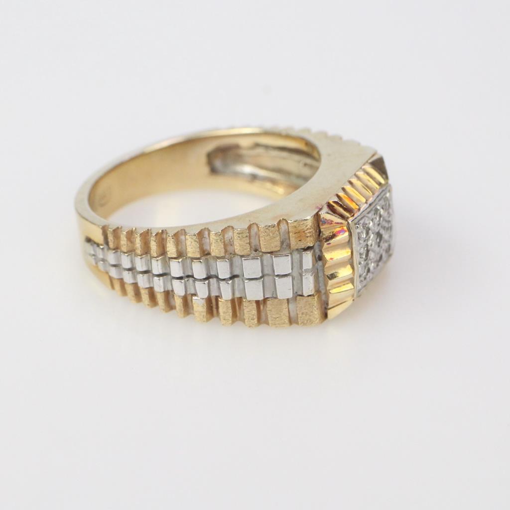 13k Gold 10.27g Ring With Diamonds | Property Room