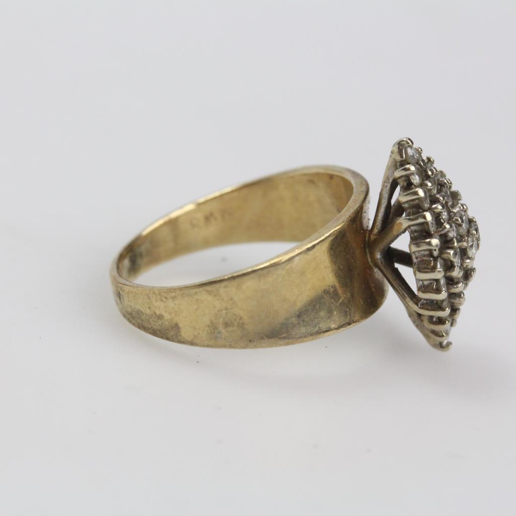 13k Gold 3.77g Ring With Diamonds | Property Room