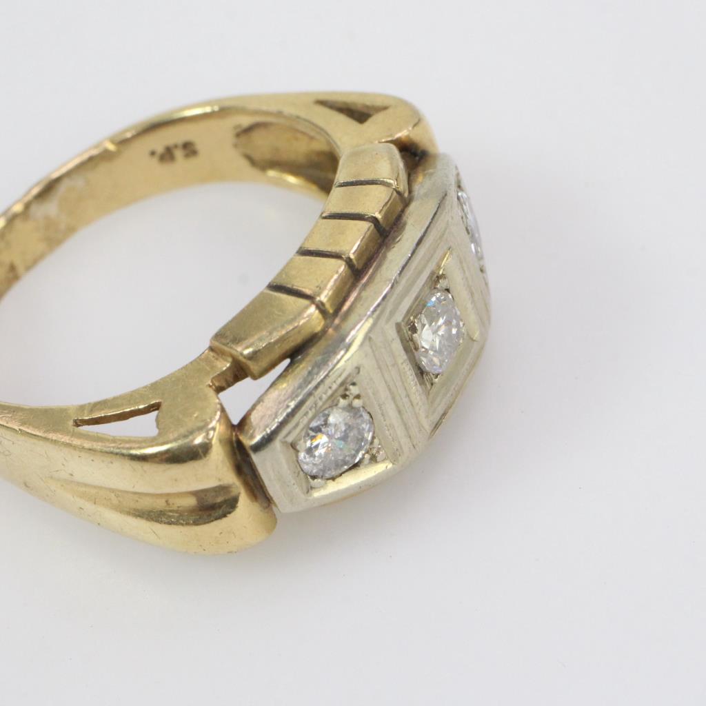 13k Gold 6.67g Ring With Diamonds | Property Room