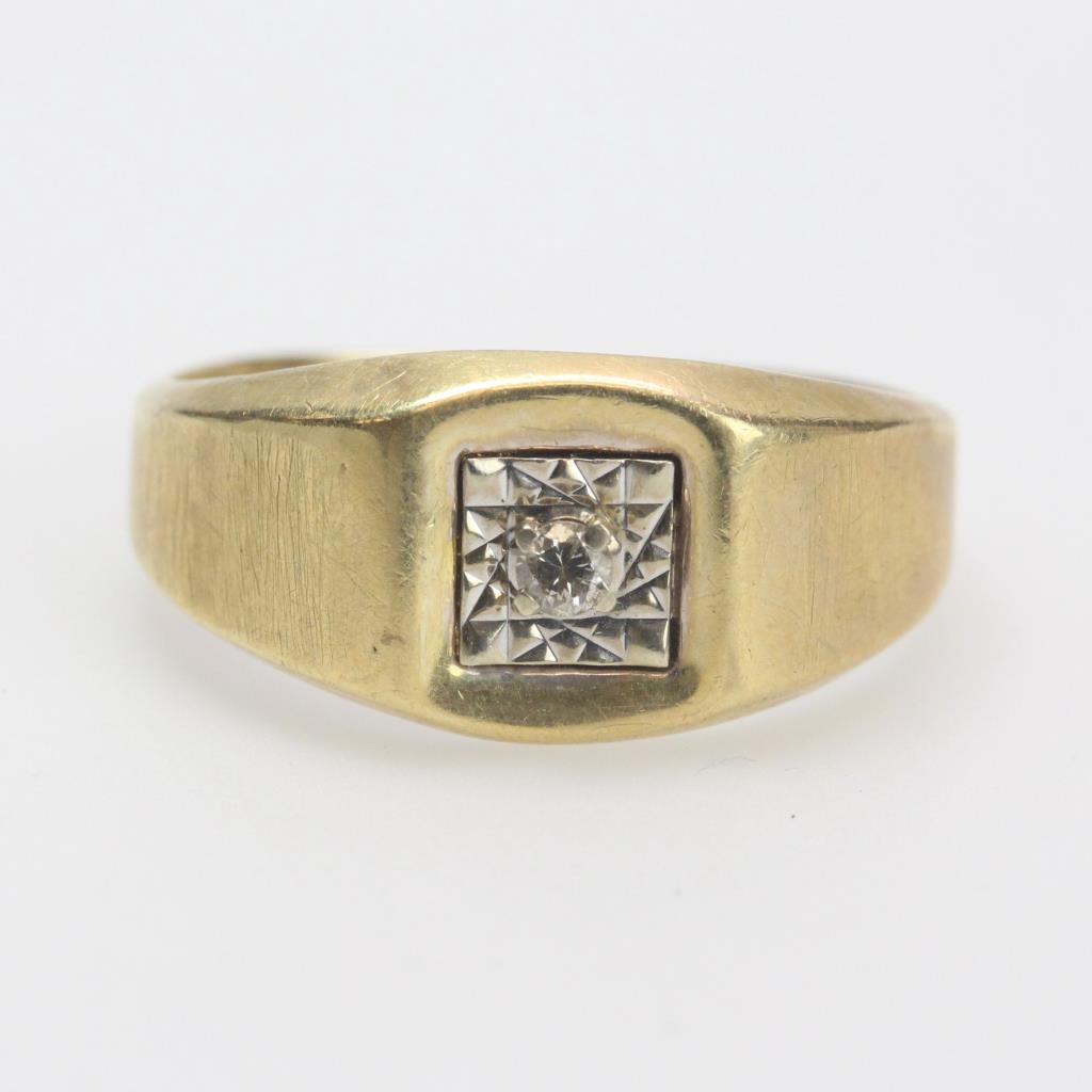 13kt Two-toned Gold 2.2g Diamond Ring | Property Room