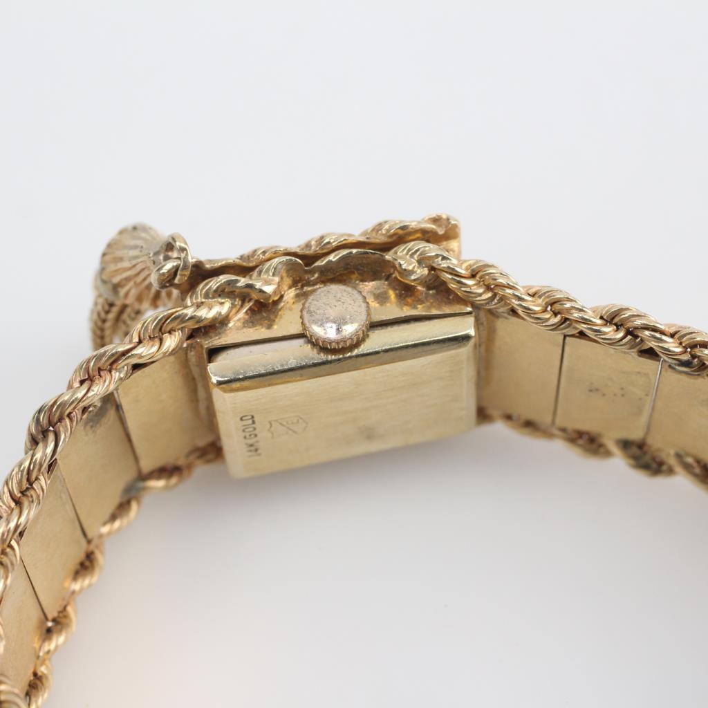 14 Gold Diamond Vintage Berlis Watch | Property Room