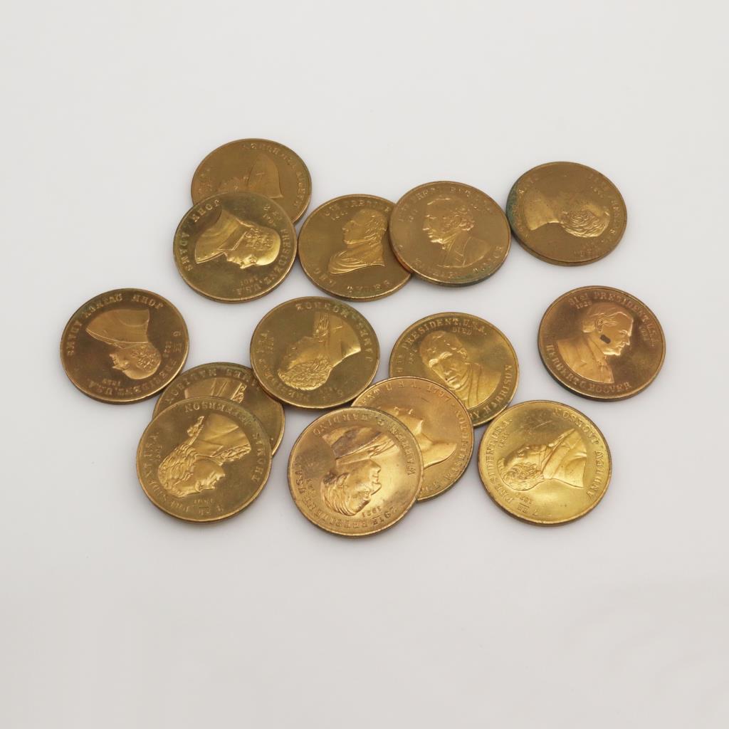 14 Presidential Commemorative Tokens | Property Room