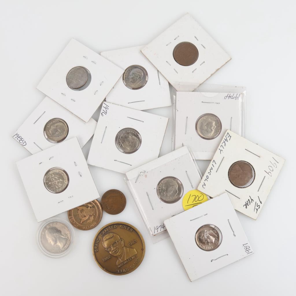 14 US Coins And Token | Property Room