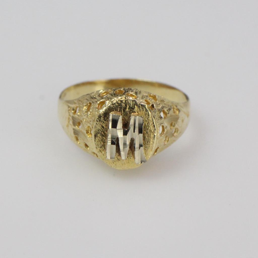 14k Gold 1.30g 'H' Ring | Property Room