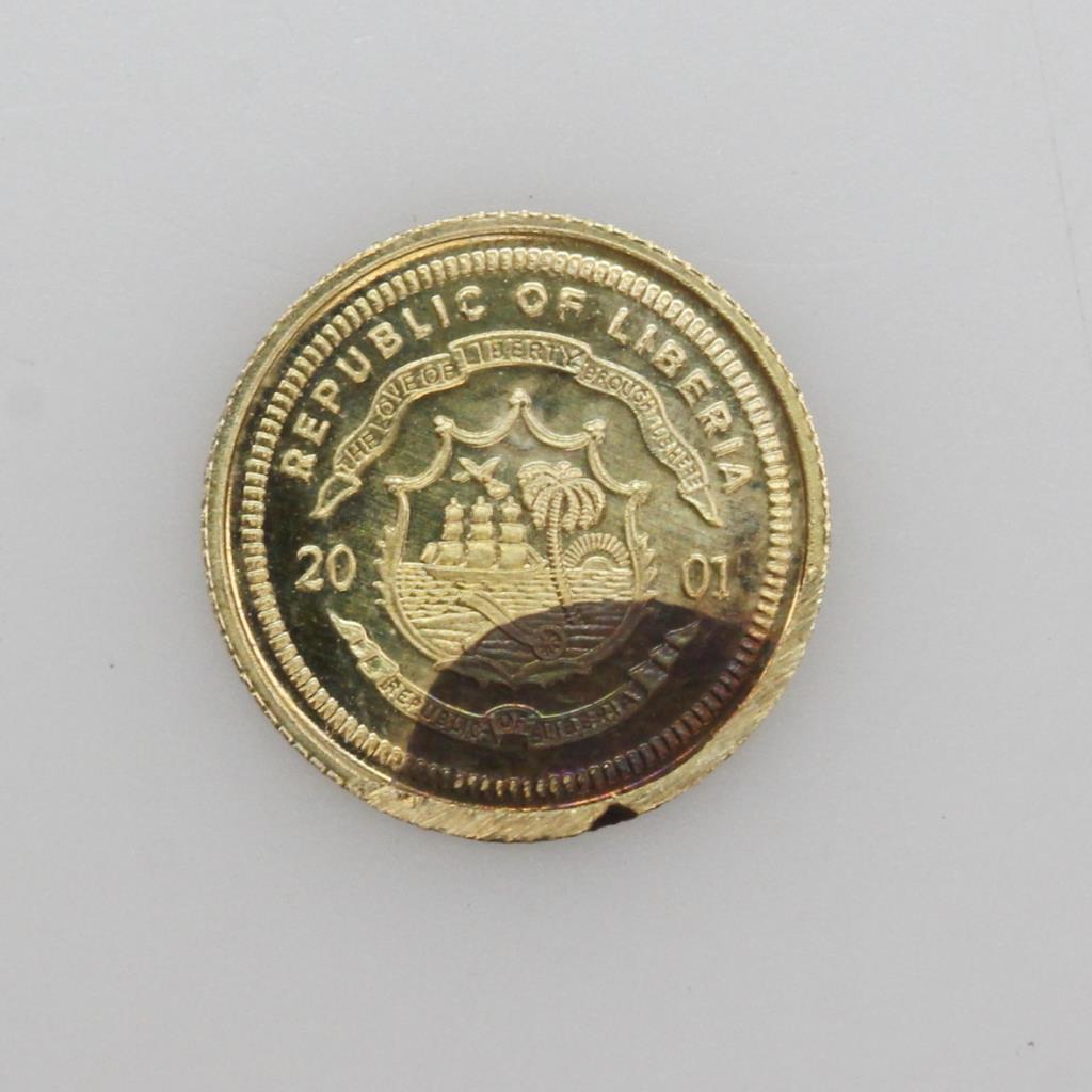 14k Gold 2001 Battle Of Gettysburg Commemorative Coin | Property Room