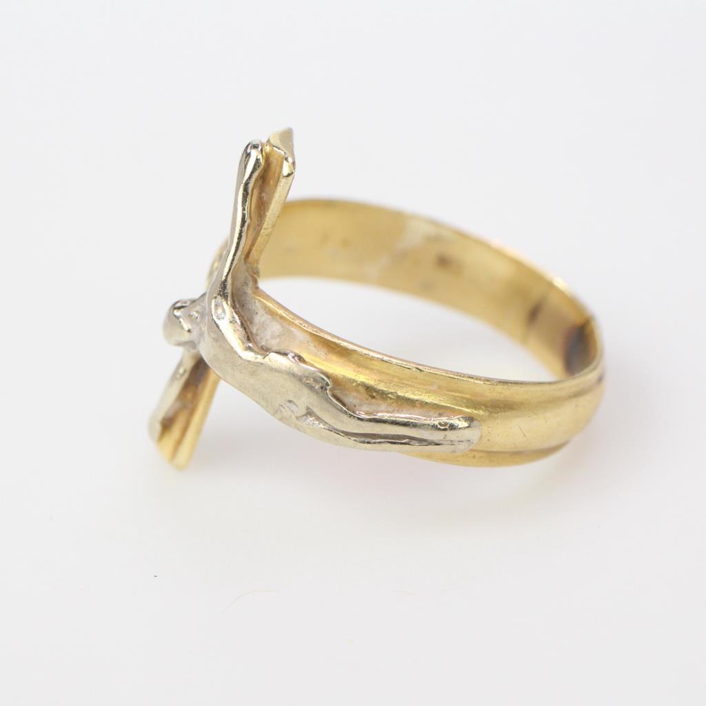 14k Gold 4.86g Religious Ring | Property Room