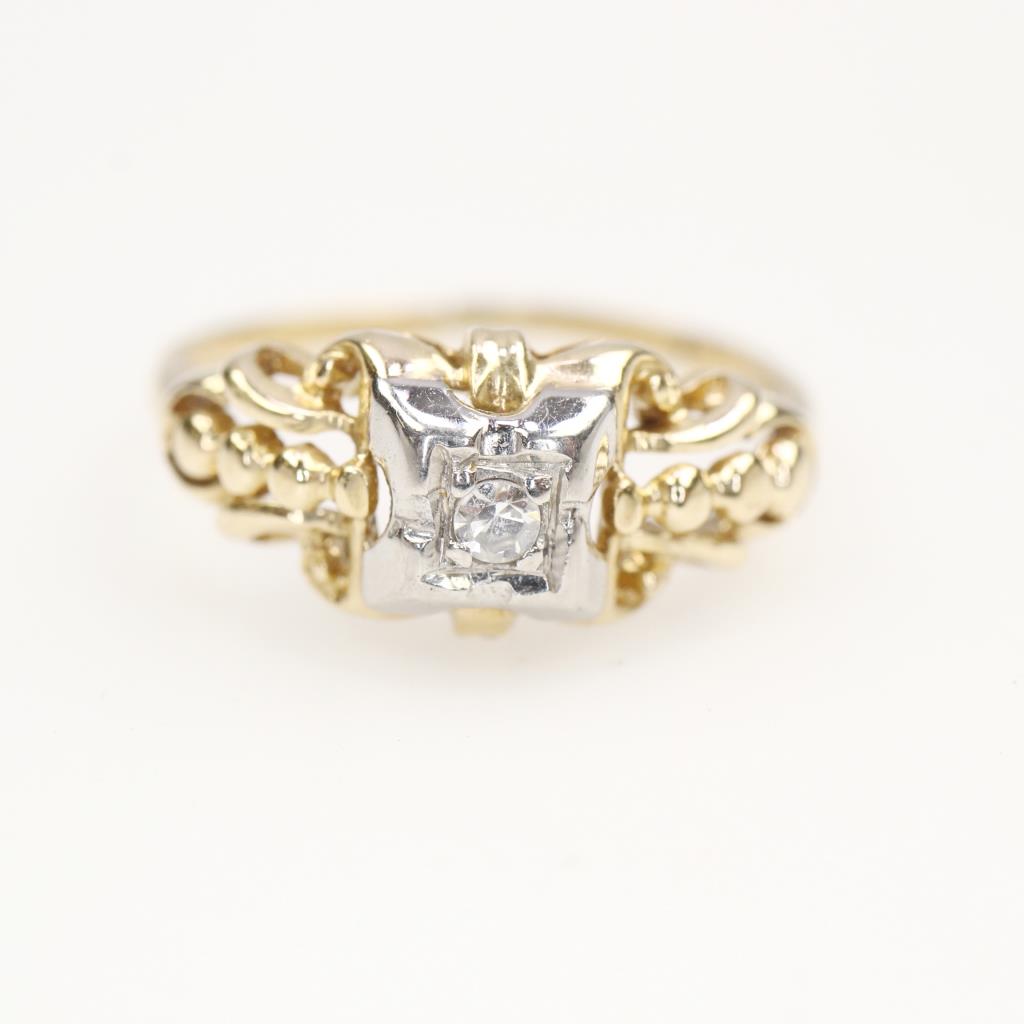 14k Gold Diamond Ring | Property Room