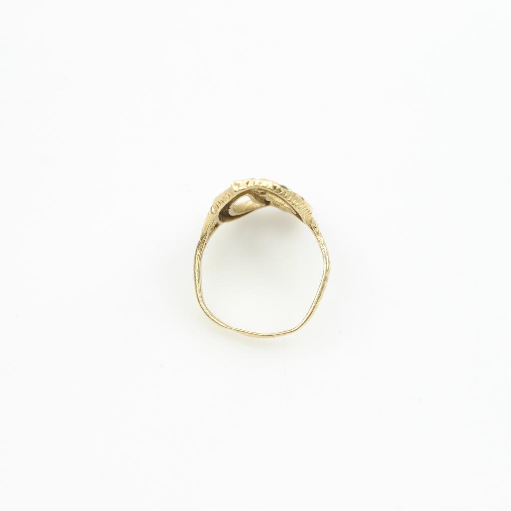 14k Gold Letter Script Ring | Property Room