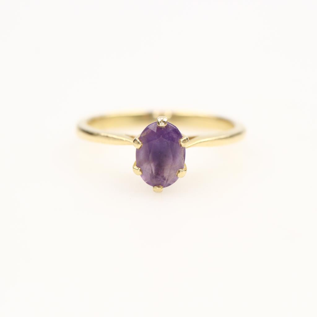 14k Gold Light Purple Stone Ring | Property Room