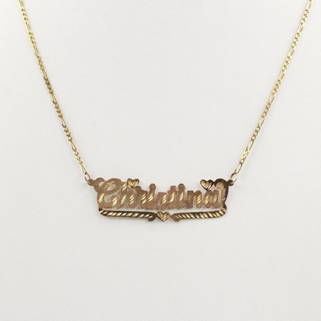 14k Gold Name Necklace | Property Room