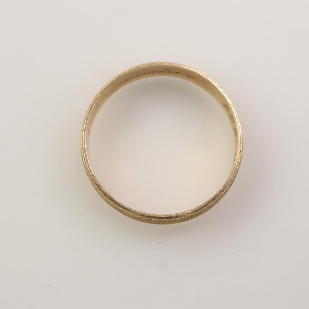 14k Gold Texture Ring Band | Property Room