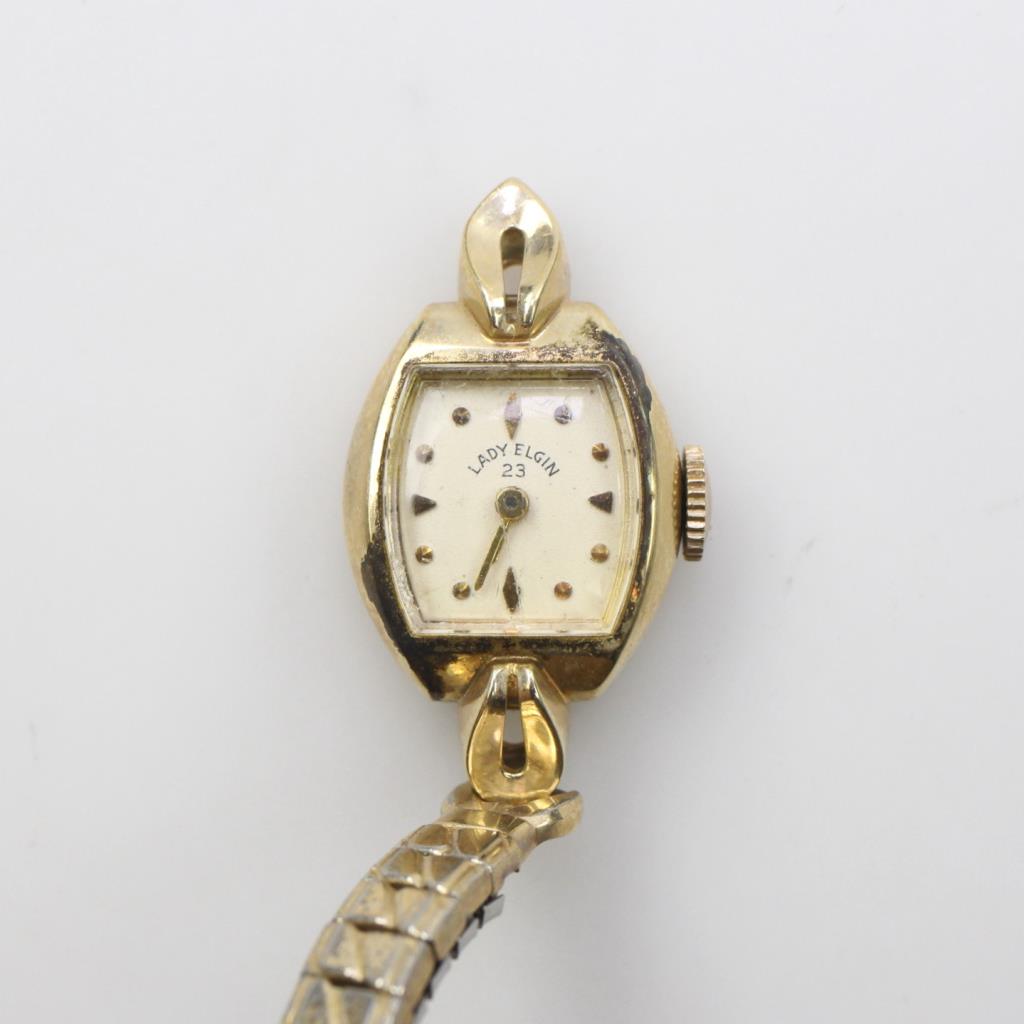 14k Gold Vintage Lady Elgin Watch | Property Room