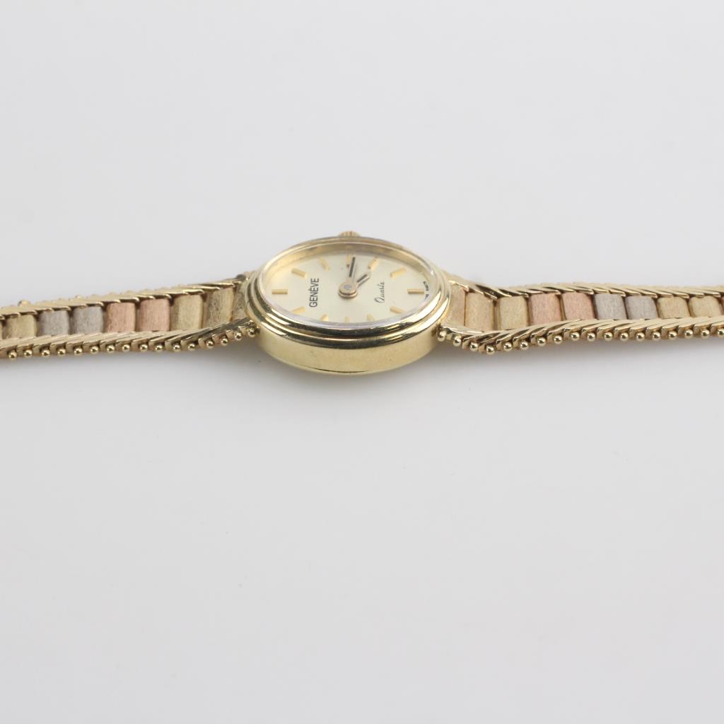 14k Tri-Colored Gold Geneve Watch | Property Room