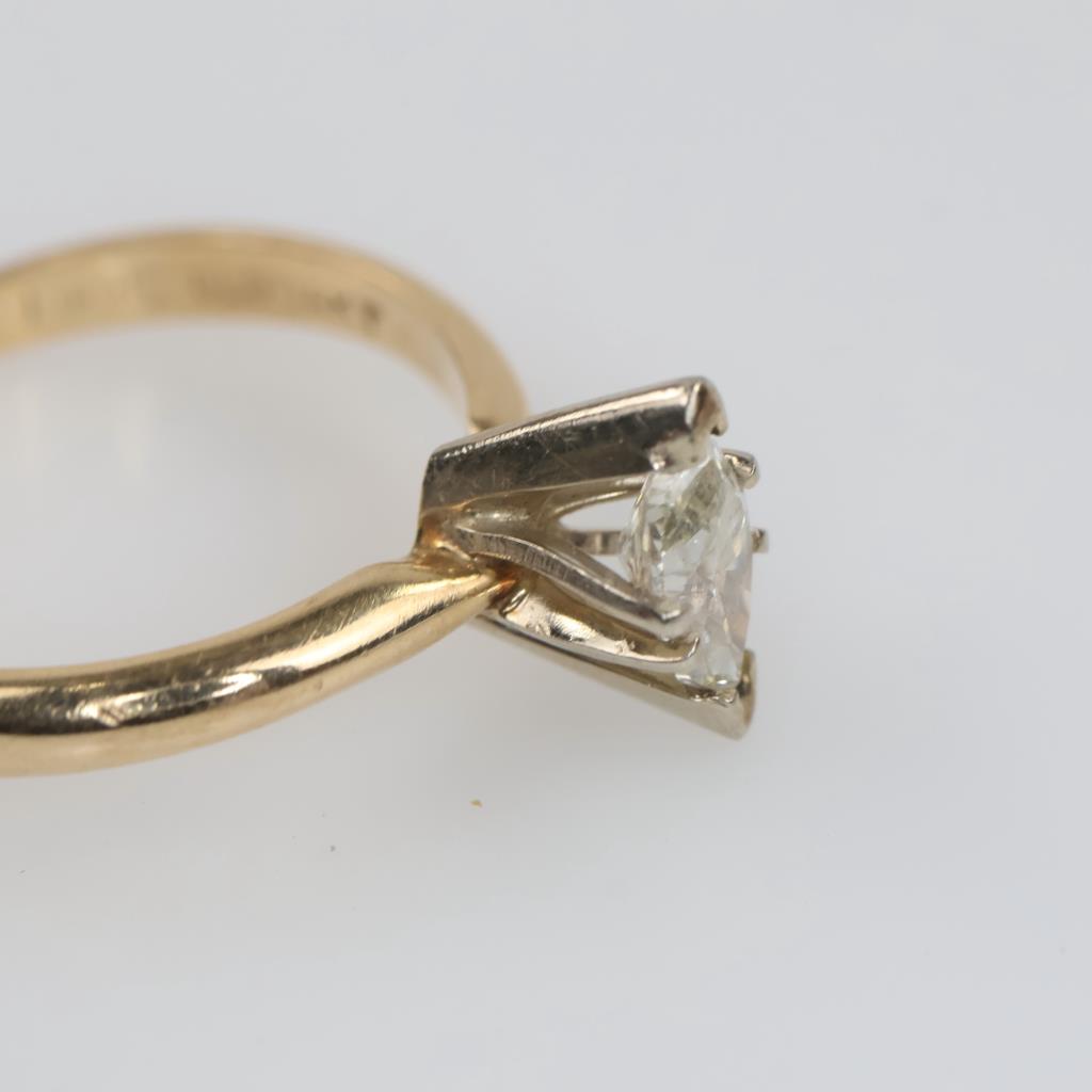 14kt Gf Diamond Ring Property Room