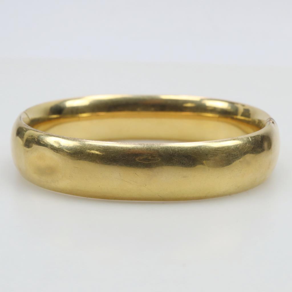 14kt Gf Hinged Bangle Property Room