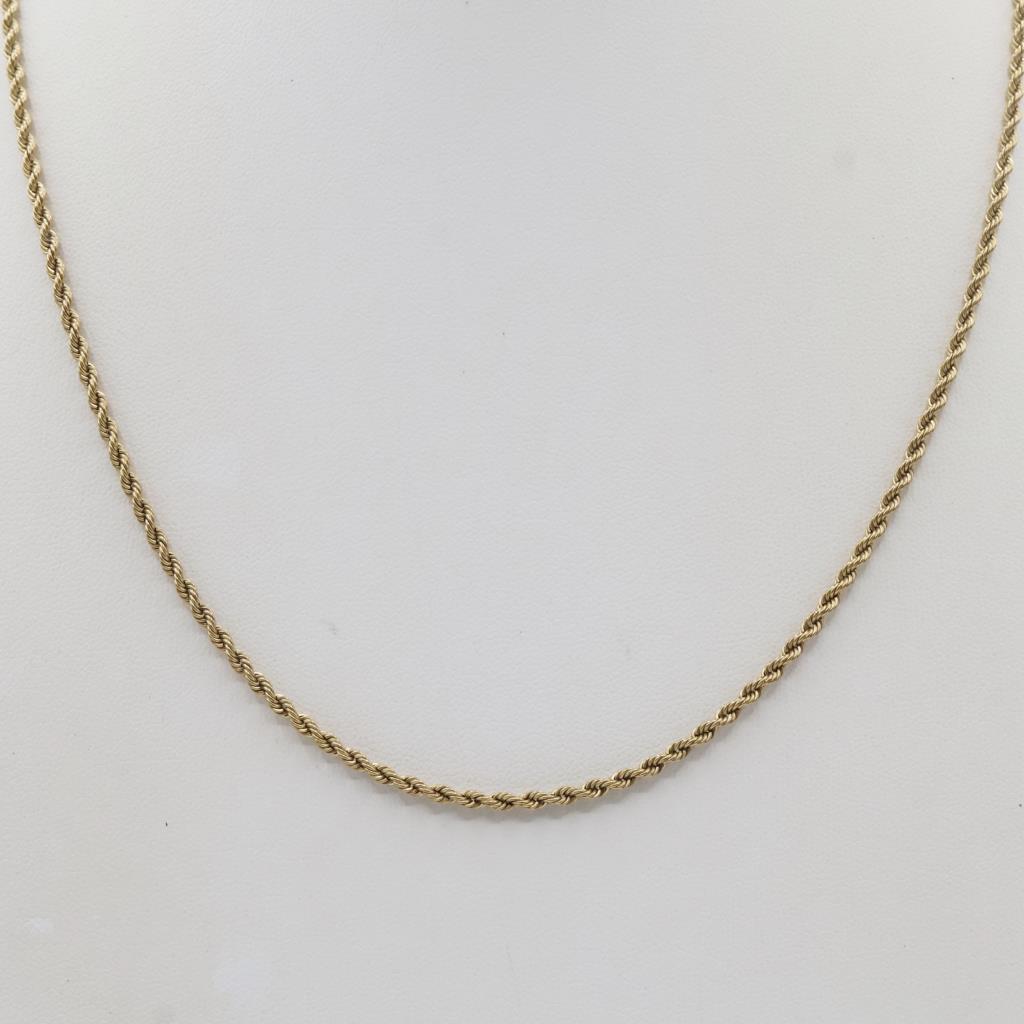 14kt GF Rope Link Necklace | Property Room