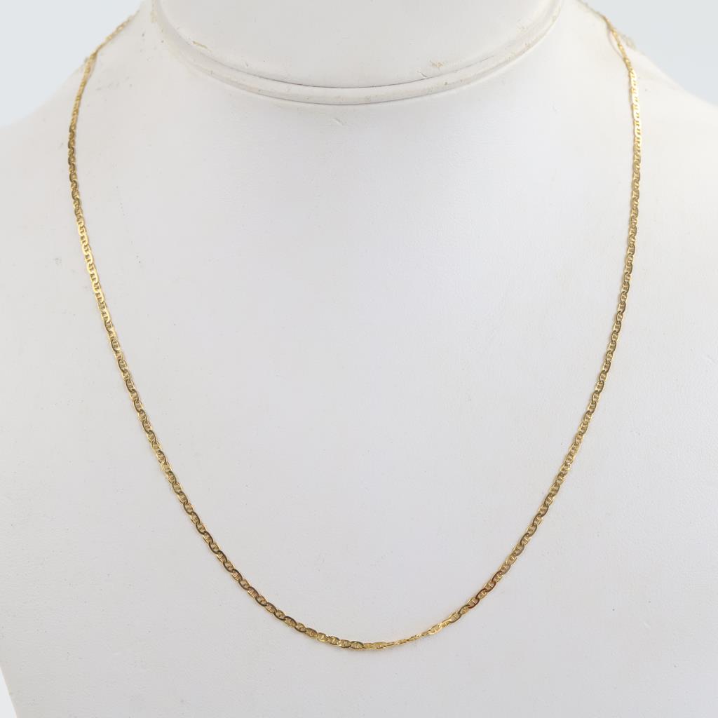 14kt Gold Anchor Chain Necklace | Property Room