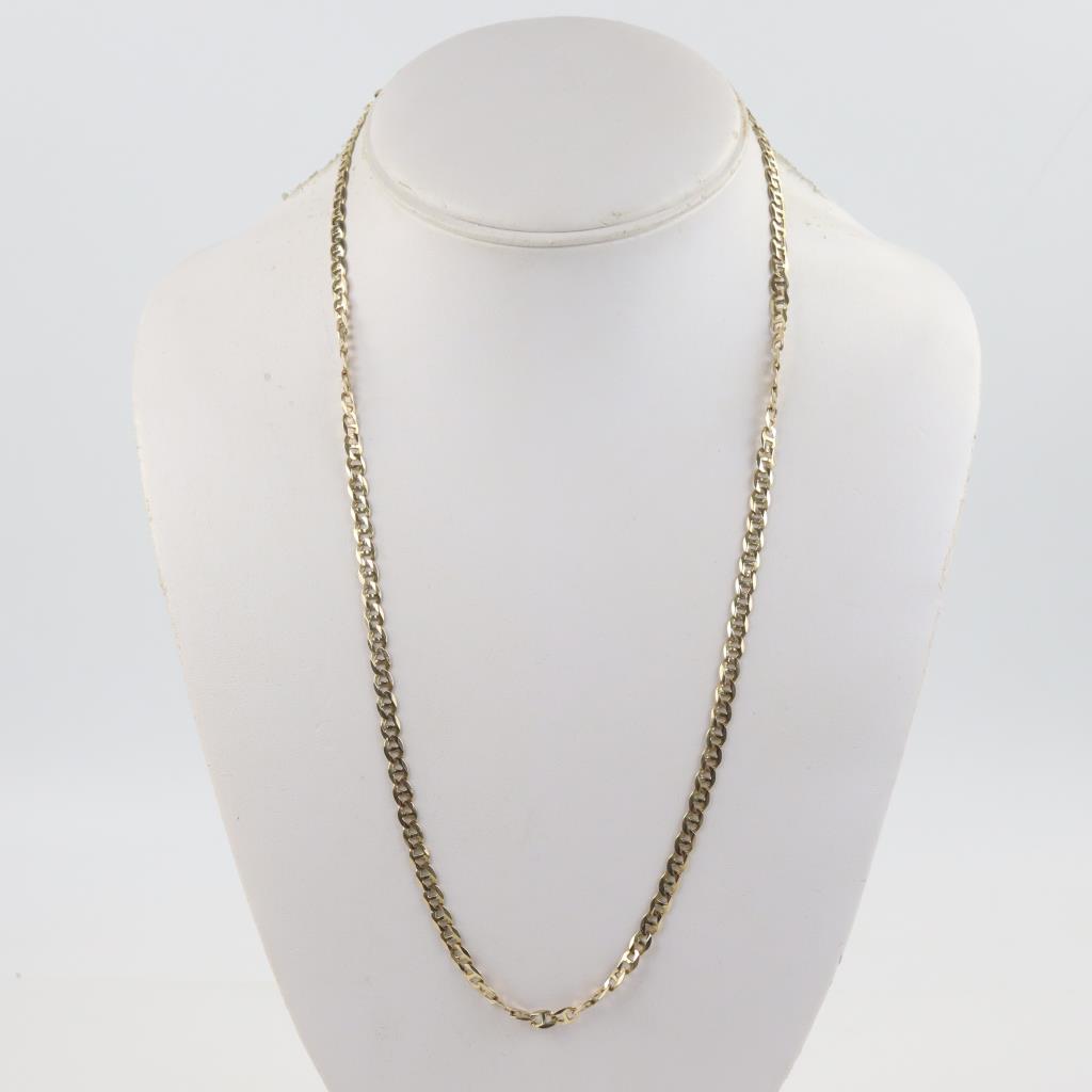 14kt Gold Anchor Chain Necklace | Property Room
