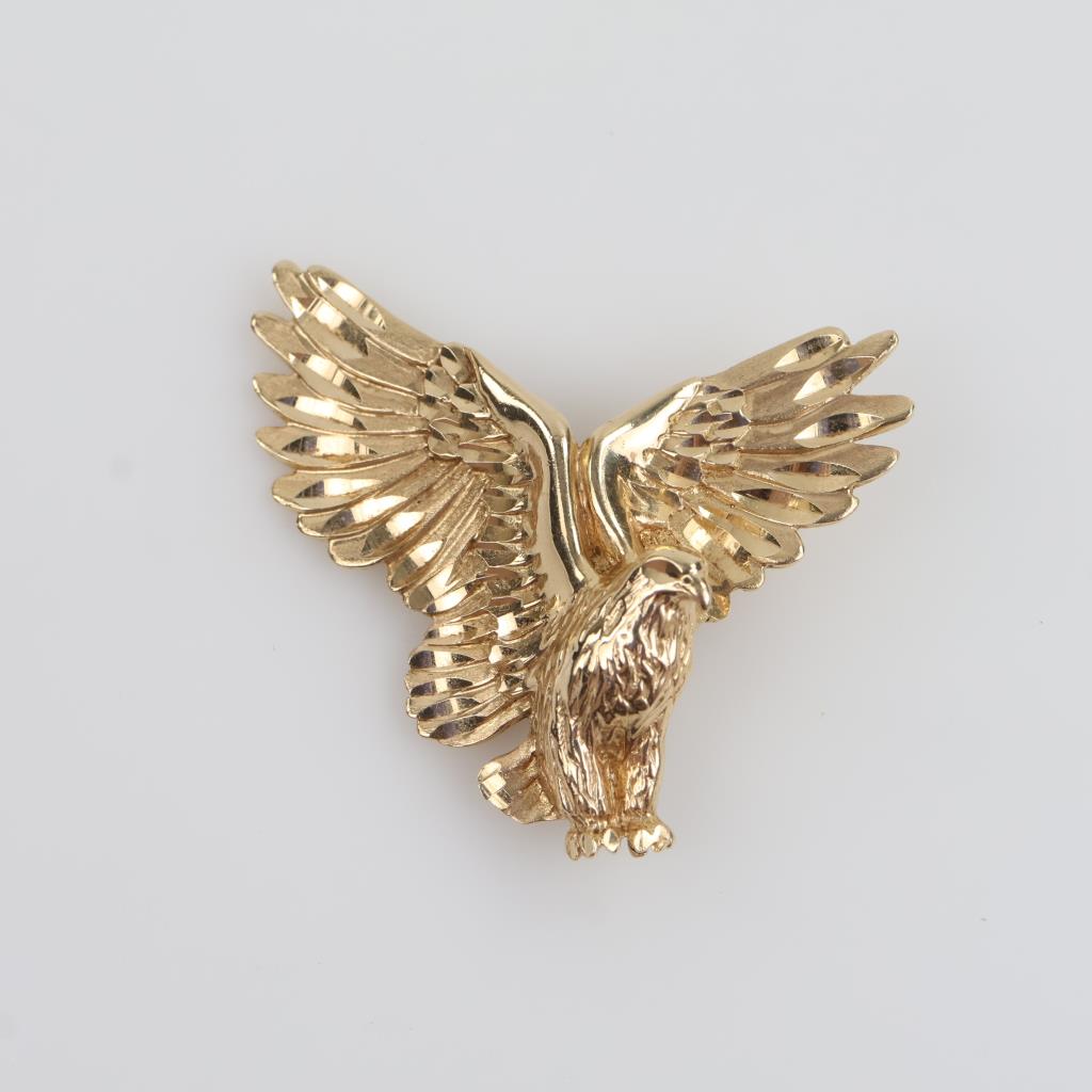 14kt Gold Bird Pendant | Property Room