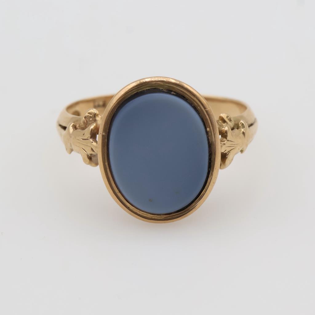 14kt Gold Blue Stone Ring | Property Room