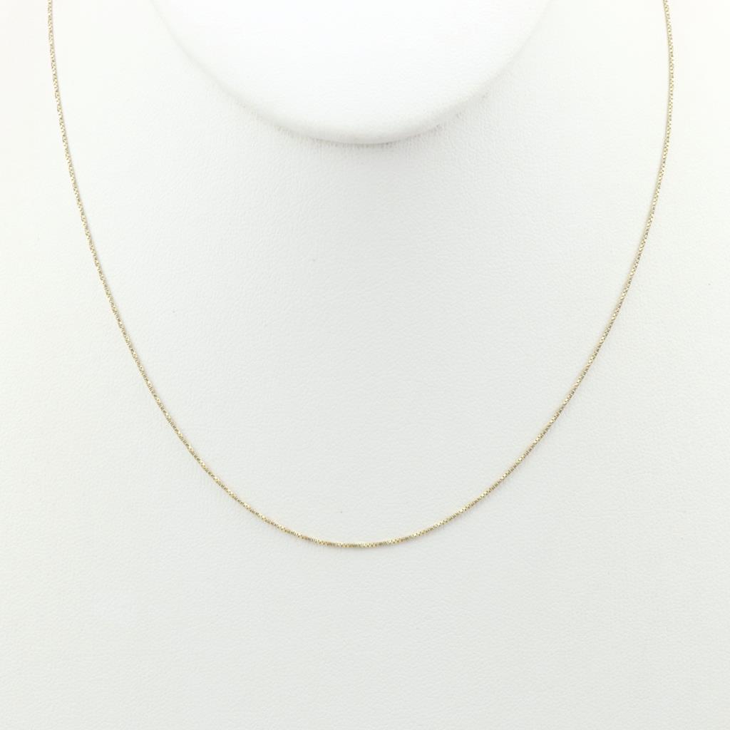 14kt Gold Box Necklace | Property Room