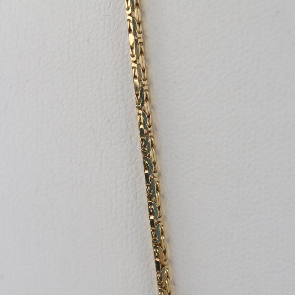 14kt Gold Byzantine Chain Necklace | Property Room