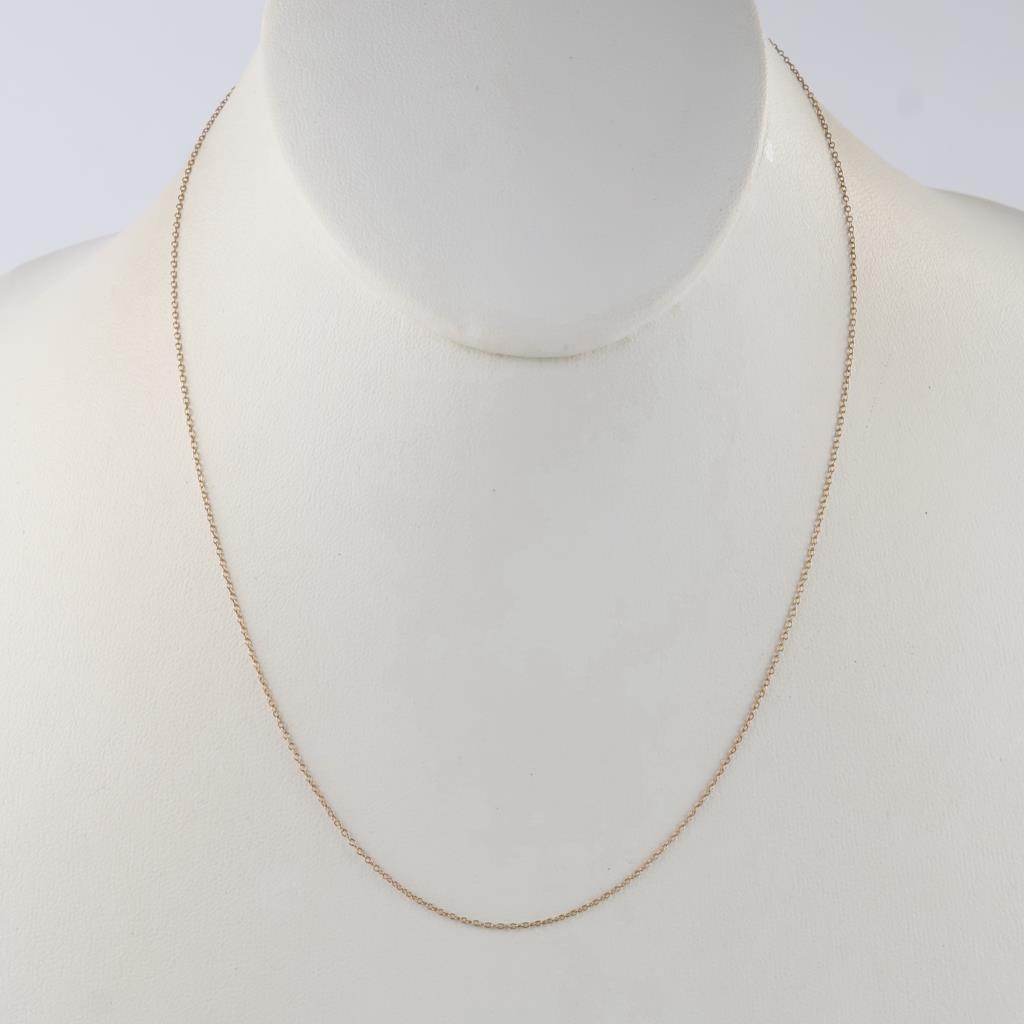14kt Gold Cable Chain Necklace | Property Room