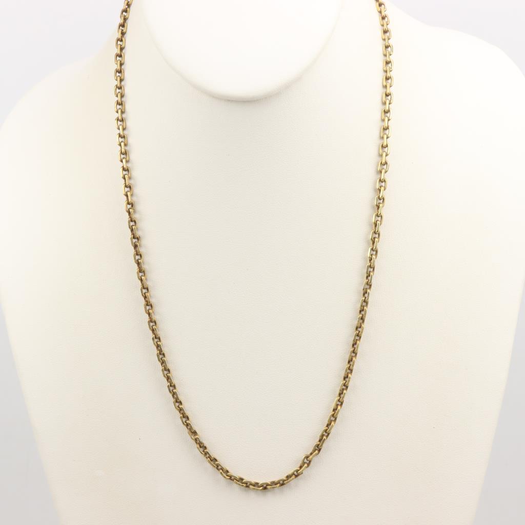 14kt Gold Cable Chain Necklace | Property Room