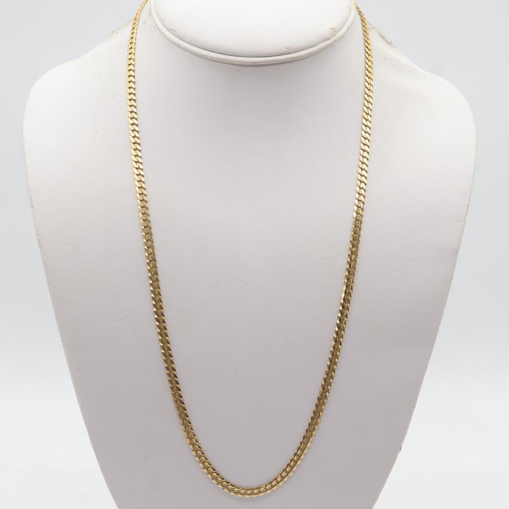 14kt Gold Cuban Link Necklace | Property Room
