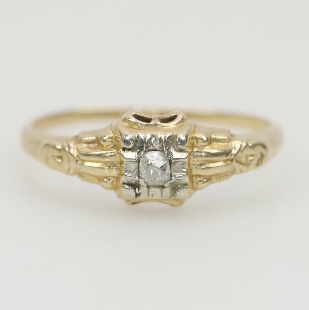 14kt Gold Diamond Ring | Property Room