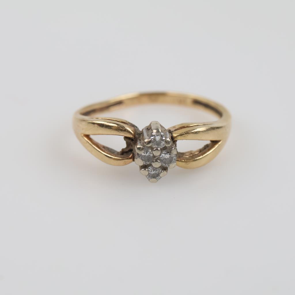 14kt Gold Diamond Ring | Property Room