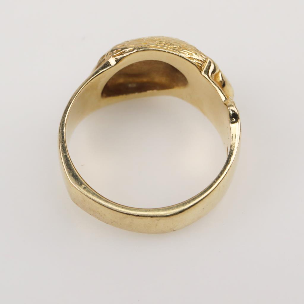14kt Gold Eagle Diamond Ring | Property Room