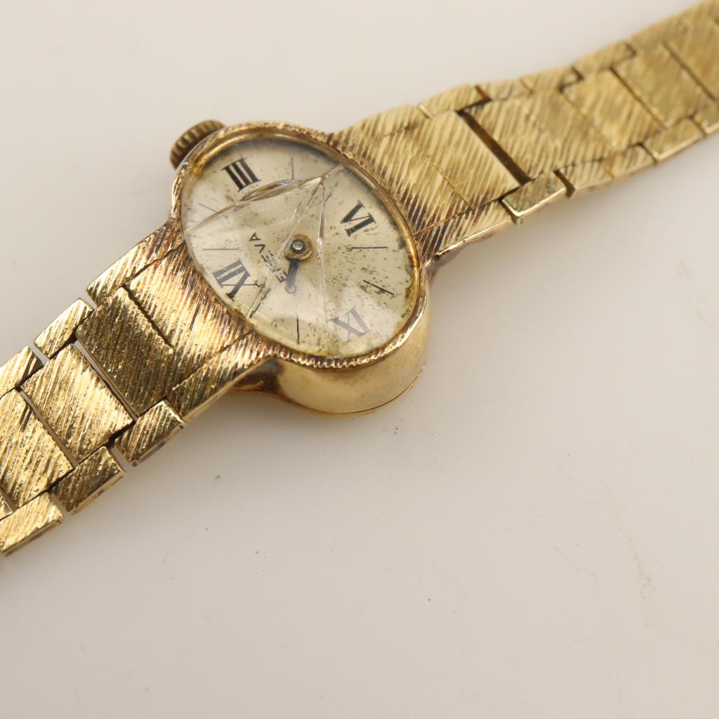 14kt Gold Eloga Watch Co. Geneva Watch | Property Room