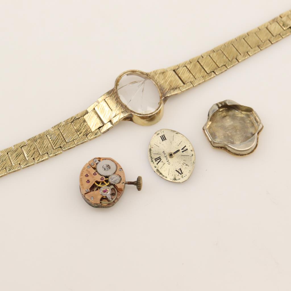 14kt Gold Eloga Watch Co. Geneva Watch | Property Room