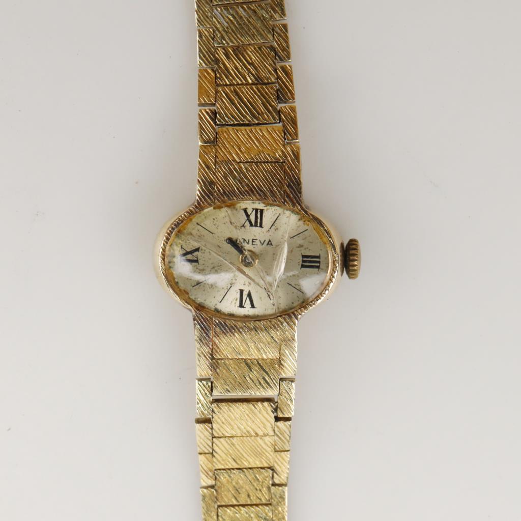 14kt Gold Eloga Watch Co. Geneva Watch | Property Room