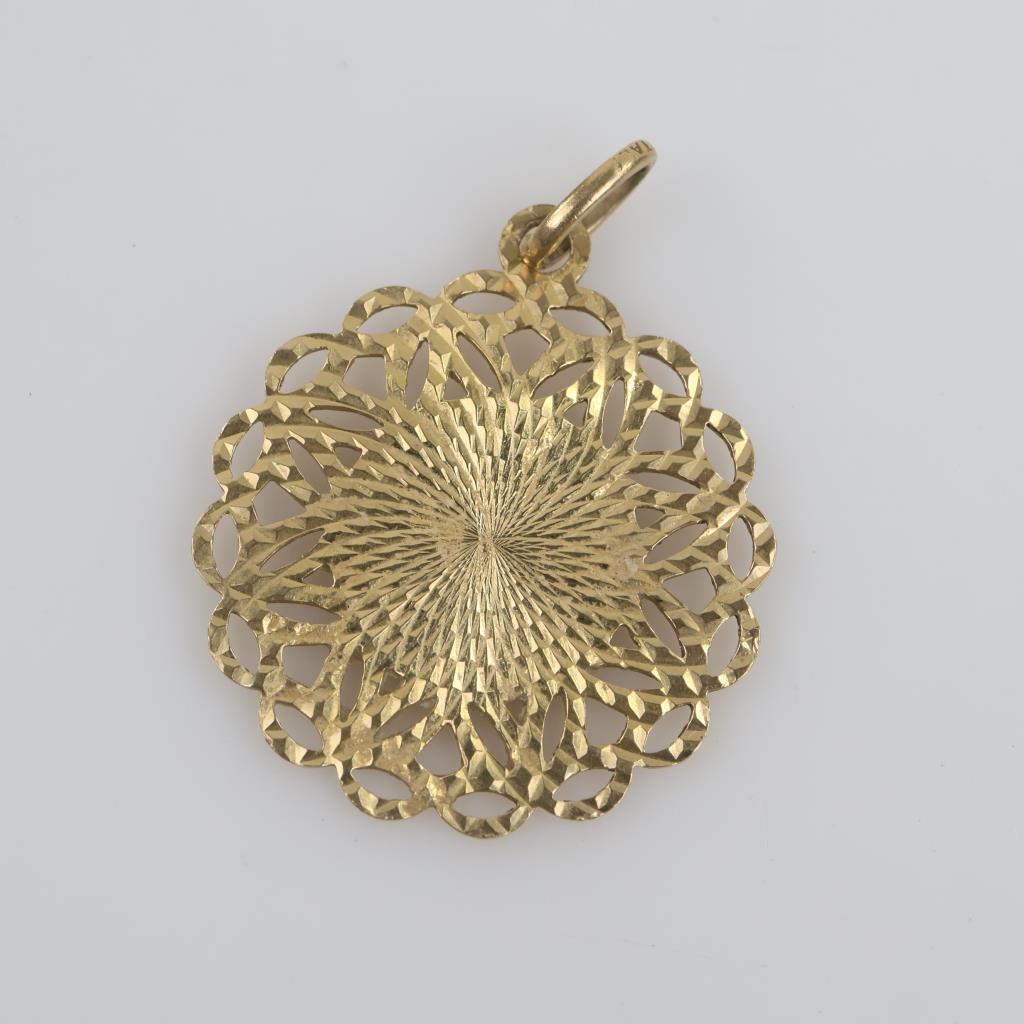 14kt Gold Filigree Pendant | Property Room