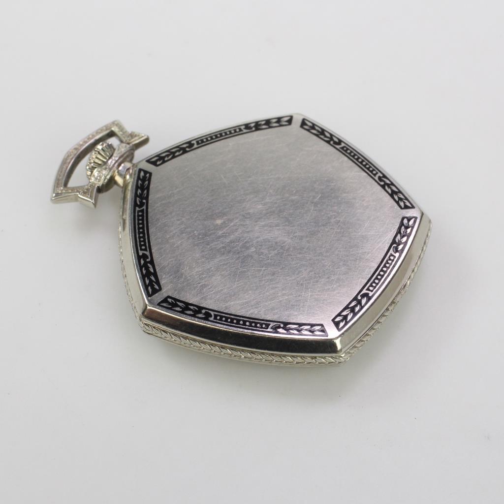 14kt Gold Filled Gruen Verithin Pentagon Pocket Watch | Property Room