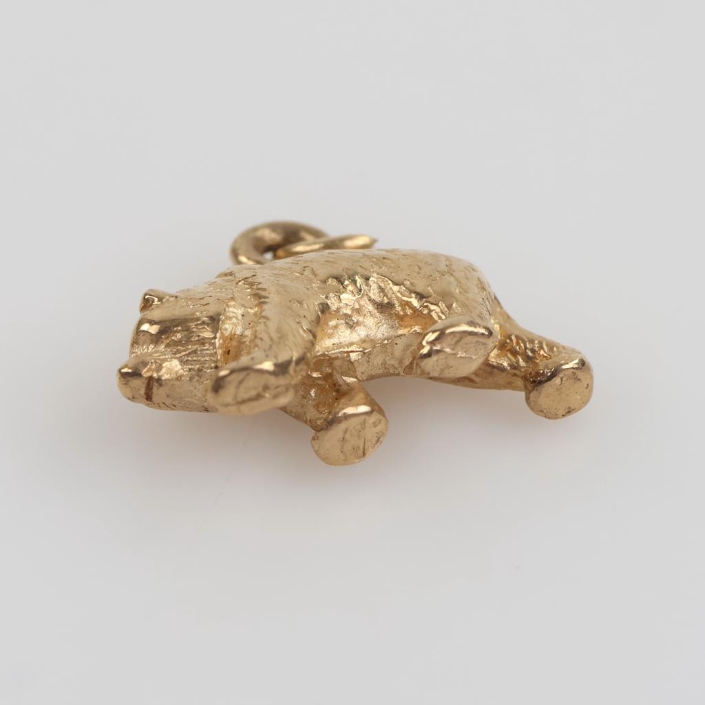 14kt Gold Grizzly Bear Charm | Property Room