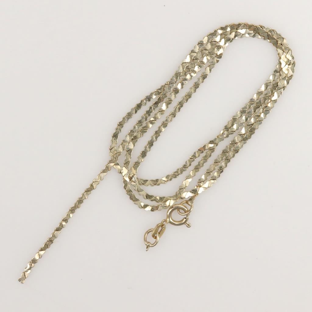14kt Gold Heart Chain Necklace | Property Room