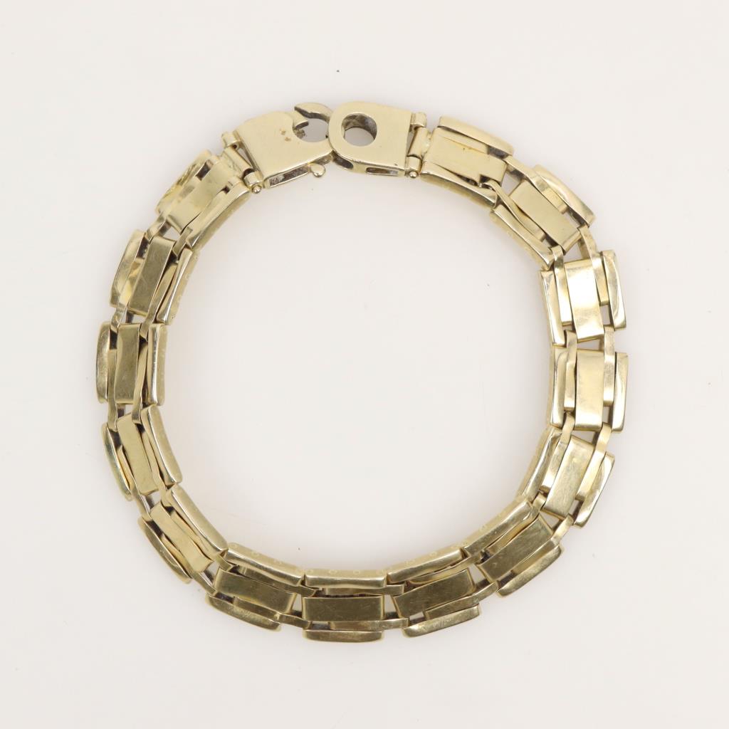 14kt Gold Hollow Bracelet | Property Room